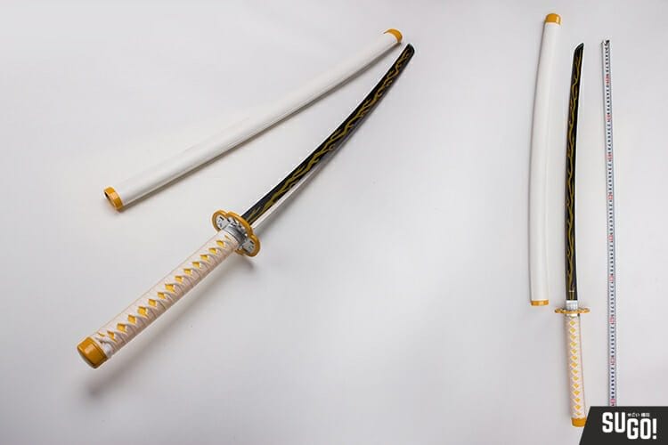 HCMY Demon Slayer Agatsuma Zenitsu Nichirin Sword 1/1 Replica - Sugo ...