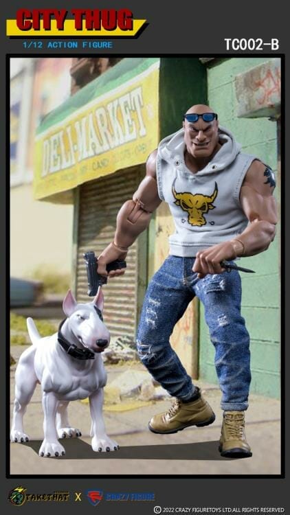 Crazy Figure Urban Thug (Ver. B) 1/12 Scale Action Figure - Sugo Toys ...