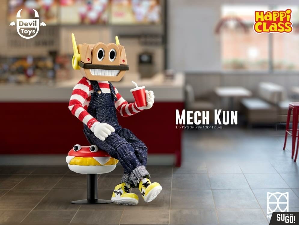 Devil Toys HappiClass Mech Kun 1/12 Scale Action Figure - Sugo Toys ...