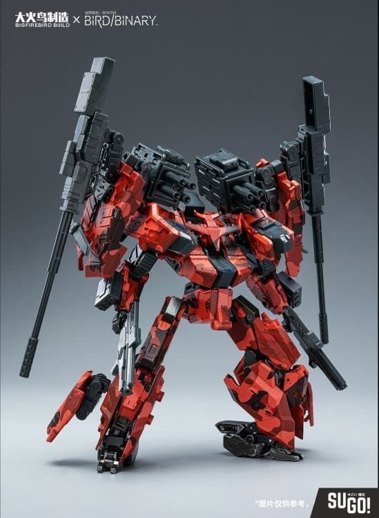 Big Fire Bird Bird-Vertex Series BV-02R Red Jakcal Action Figure - Sugo ...
