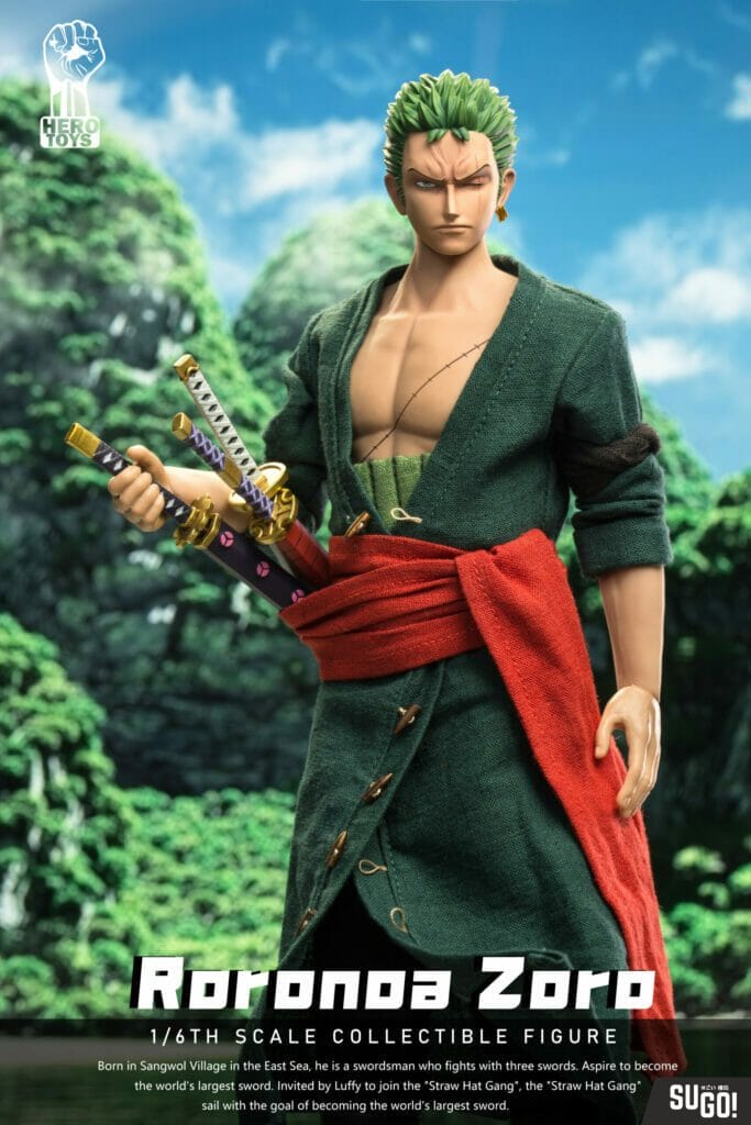 Hero Toys One Piece Roronoa Zoro 1/6 Scale Action Figure OP001 - Sugo ...