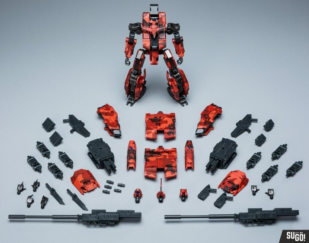 BIGFIREBIRD BUILD BIRD/BINARY RED JACKAL Action Figure - Sugo Toys | Action Figures & Collectibles