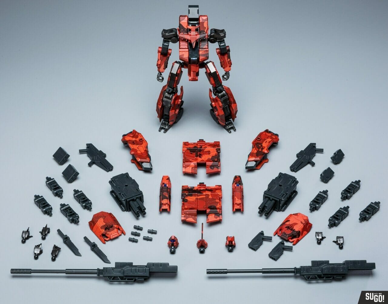 BIGFIREBIRD BUILD BIRD/BINARY RED JACKAL Action Figure - Sugo Toys ...