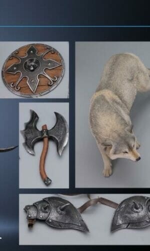 Lucifer Cold Winter Wolf Lone Wolf 1/6 Scale PVC Figure - Sugo Toys ...