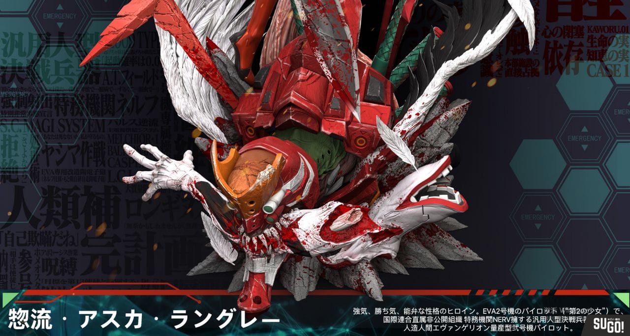 Hunter Fan Studio [18+] EVA Asuka 1/4 GK Statue Deluxe Ver. - Sugo Toys | Action Figures ...