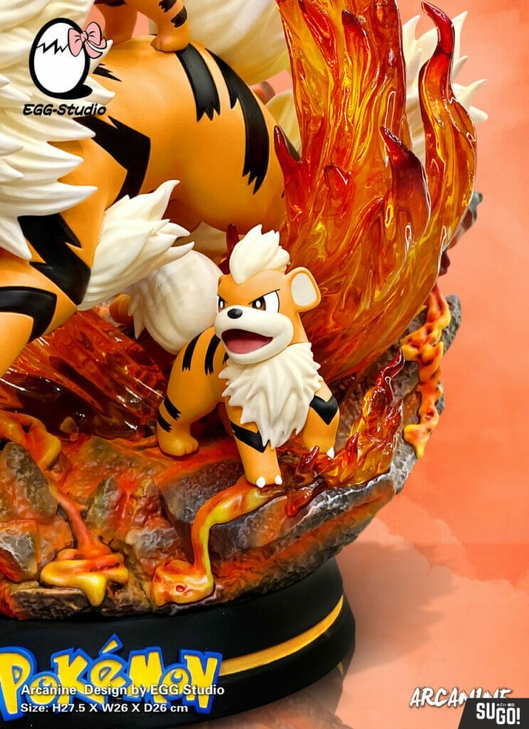 EGG Studio Pokemon Arcanine Evolution GK Statue - Sugo Toys ...