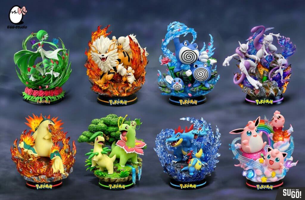 EGG Studio Pokemon Arcanine Evolution GK Statue - Sugo Toys ...