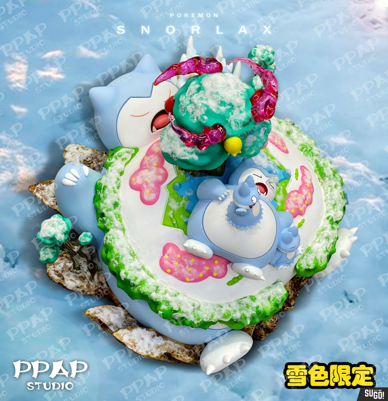 PPAP Studio Snorlax GK Statue Snow Ver. - Sugo Toys | Australian Premium Collectable Store