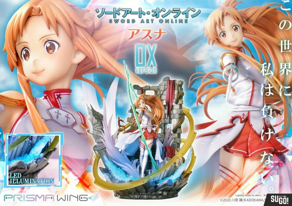 Prime 1 Studio Prisma: Wing Sword Art Online - Asuna Bonus Version 1/7 Scale Statue PWSAO-02S ...