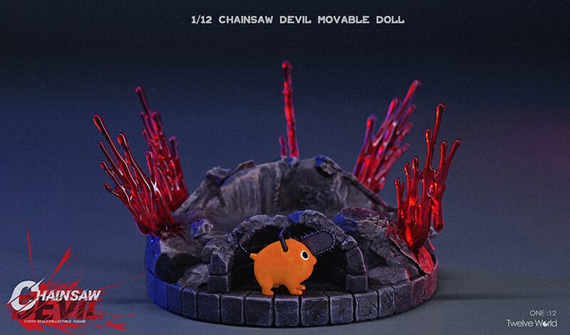 TWTOYS Chainsaw Devil - Platform 1/12 Scale Collectible Diorama TW2258B ...