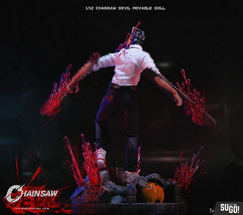 TWTOYS Chainsaw Devil - Platform 1/12 Scale Collectible Diorama TW2258B ...