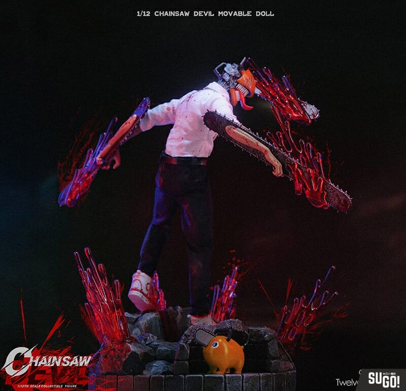 TWTOYS Chainsaw Devil - Platform 1/12 Scale Collectible Diorama TW2258B ...