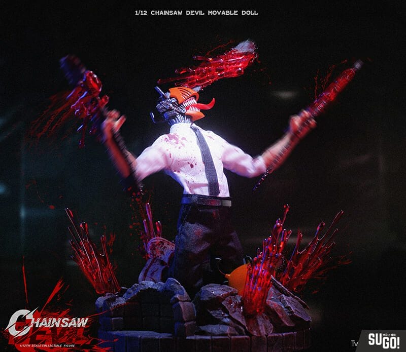TWTOYS Chainsaw Devil - Platform 1/12 Scale Collectible Diorama TW2258B ...