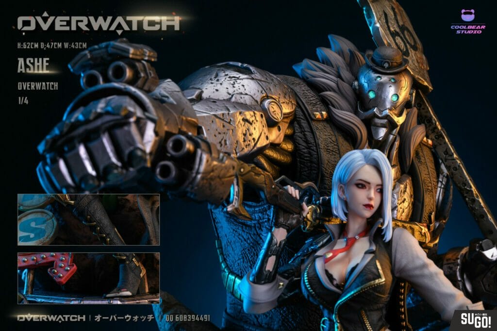 Coolbear Studio [18+] Overwatch Ashe 1/4 GK Deluxe Ver. Statue - Sugo ...