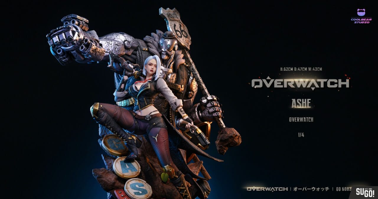 Coolbear Studio [18+] Overwatch Ashe 1/4 GK Deluxe Ver. Statue - Sugo Toys | Australian Premium ...