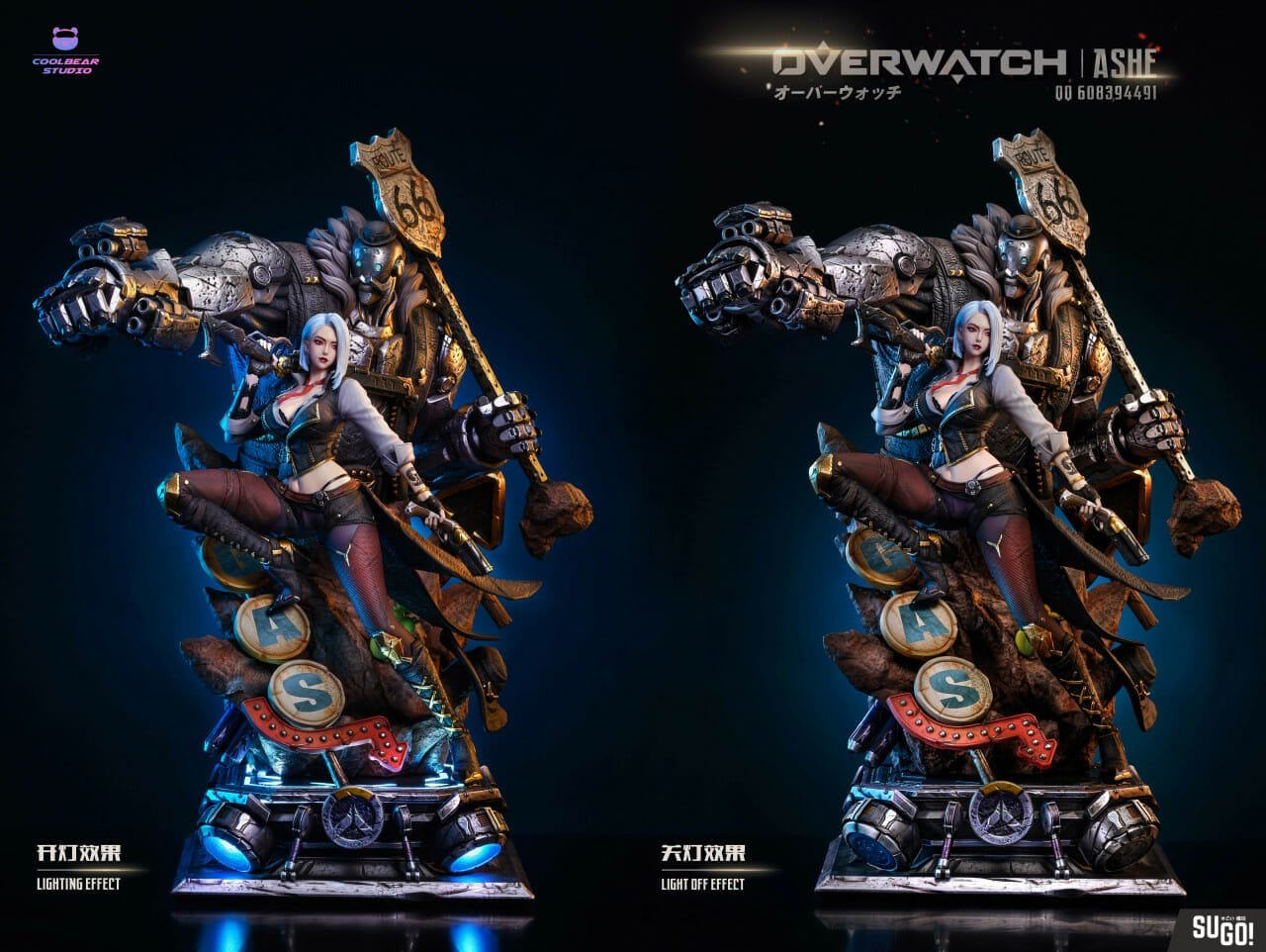 Coolbear Studio [18+] Overwatch Ashe 1/4 GK Deluxe Ver. Statue - Sugo Toys | Australian Premium ...