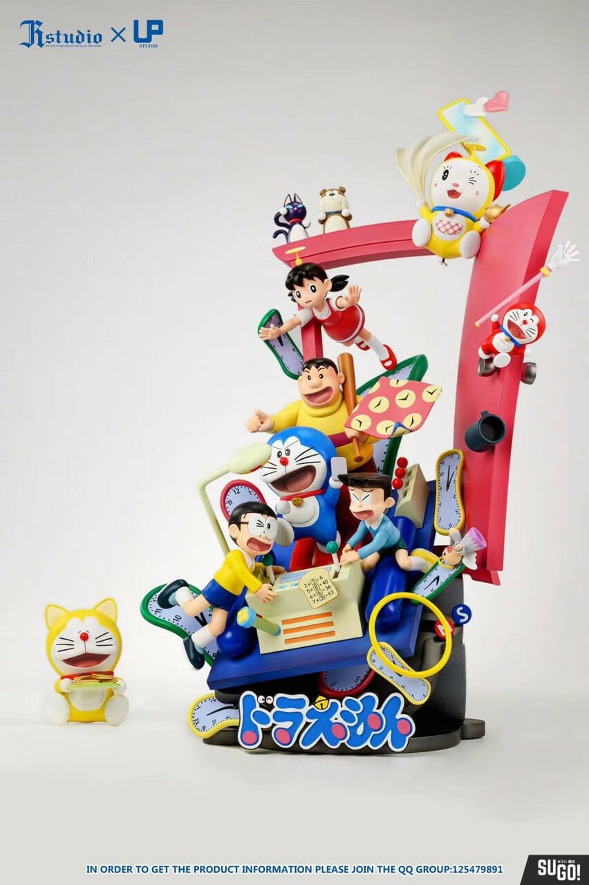 JR Studio x UP-Studio Doraemon Time Machine 57cm GK Statue - Sugo Toys ...