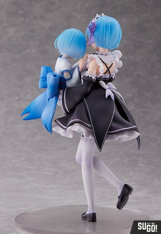 Sega Re:Zero Starting Life in Another World Rem & Childhood Rem 1/7 Scale Figure - Sugo Toys ...