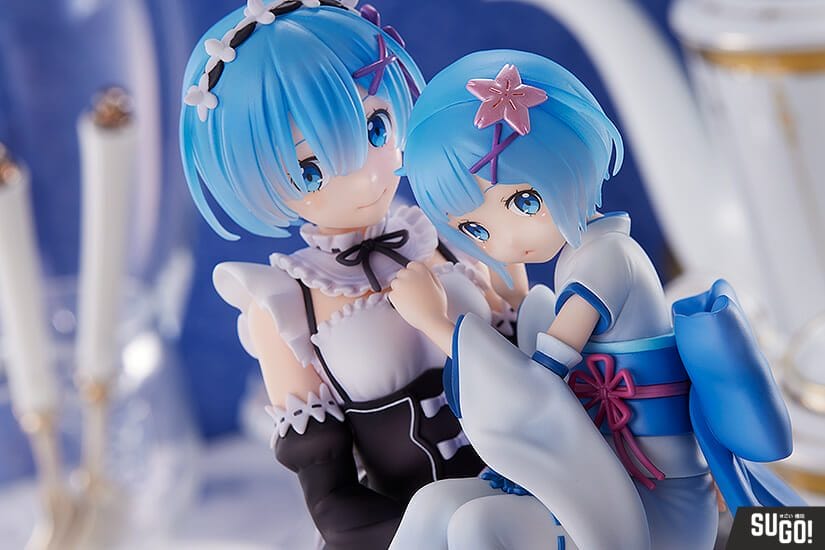 Sega Re:Zero Starting Life in Another World Rem & Childhood Rem 1/7 Scale Figure - Sugo Toys ...