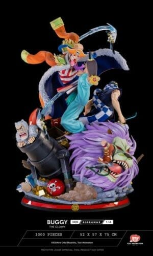 Tsume One Piece HQS Dioramax Buggy the Clown 1/4 Scale Limited Edition ...