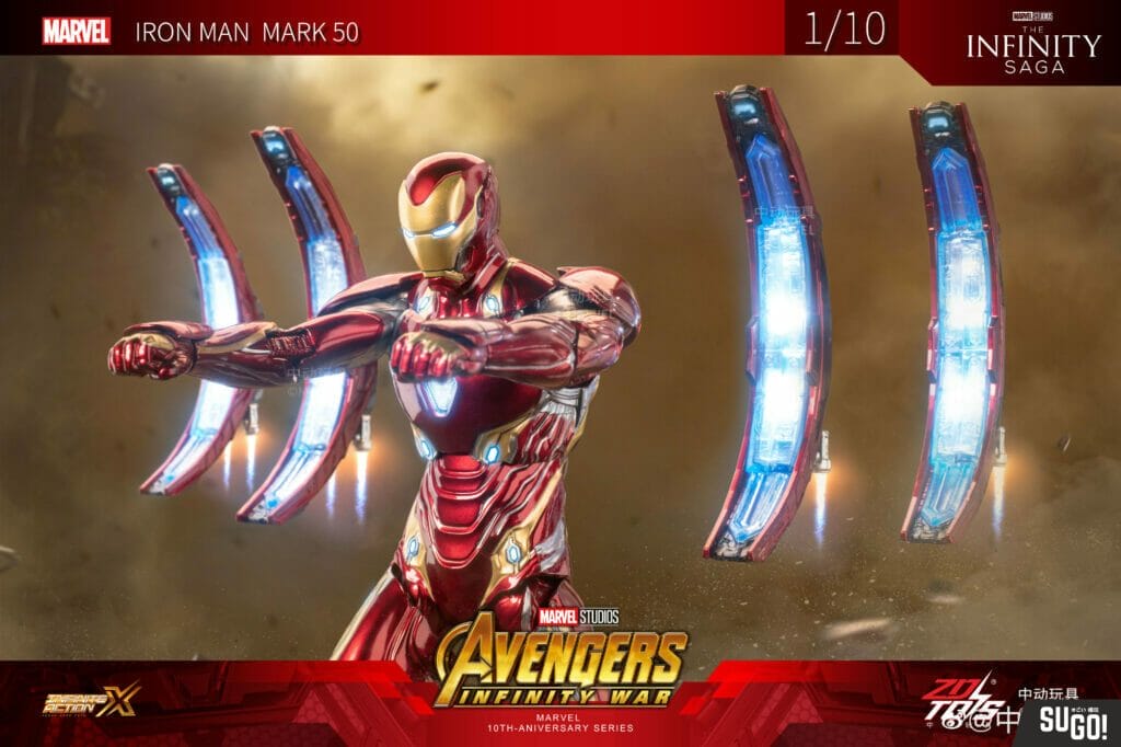 ZD Toys Iron Man Mark L MK50 1/10 Action Figure - Sugo Toys | Action ...