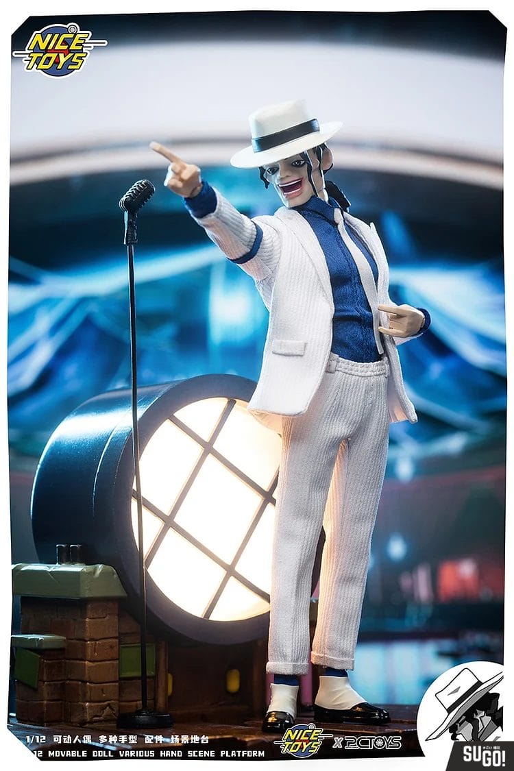Nicetoys Michael Joseph Jackson Concert Giant Star 1/12 Action Figure ...