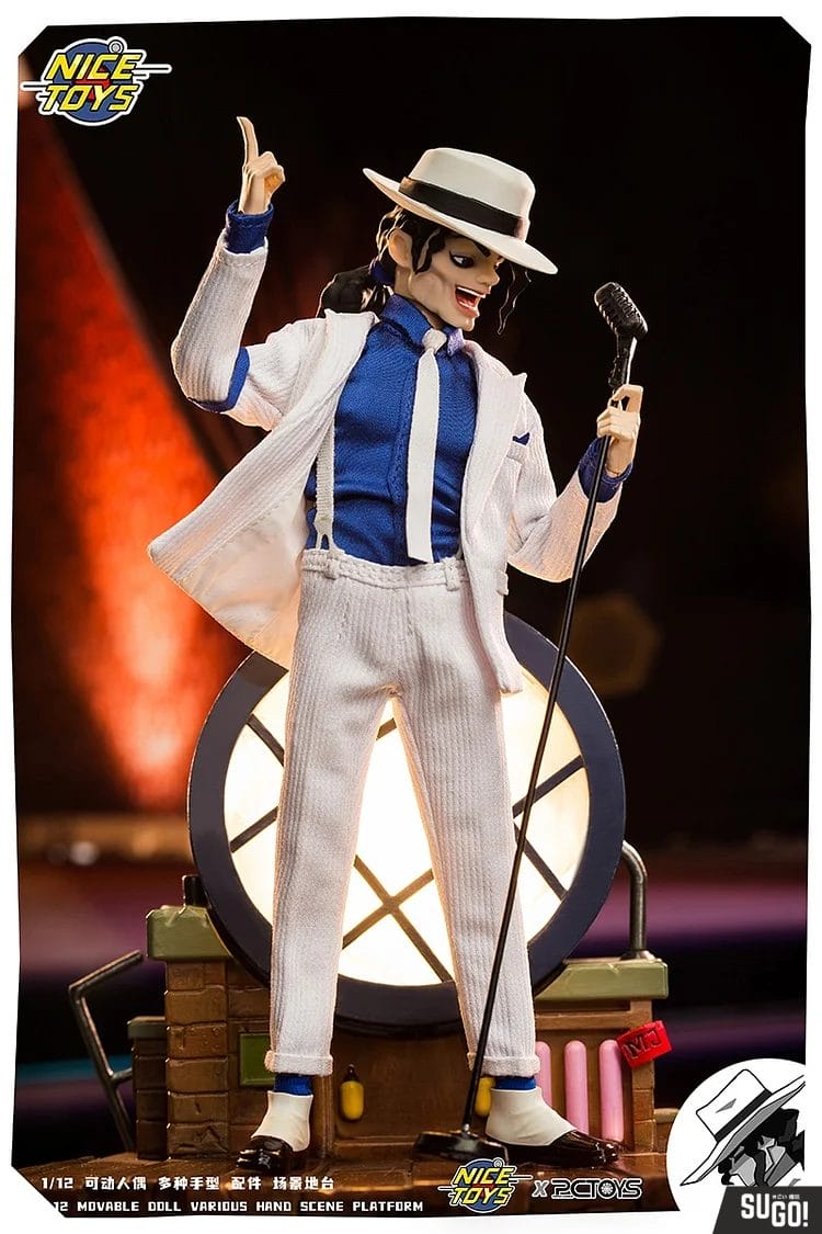 Nicetoys Michael Joseph Jackson Concert Giant Star 1/12 Action Figure ...