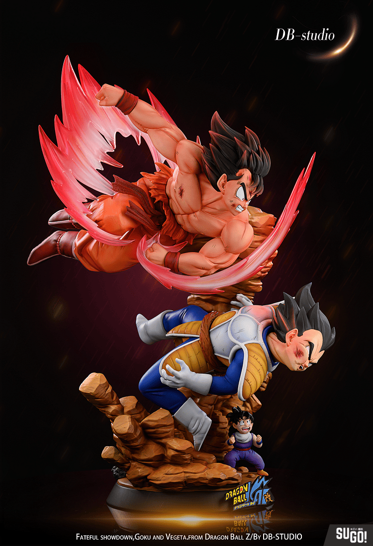 DB Studio Dragon Ball Z Fatefull Showdown Goku And Vegeta 1/6 Scale GK ...