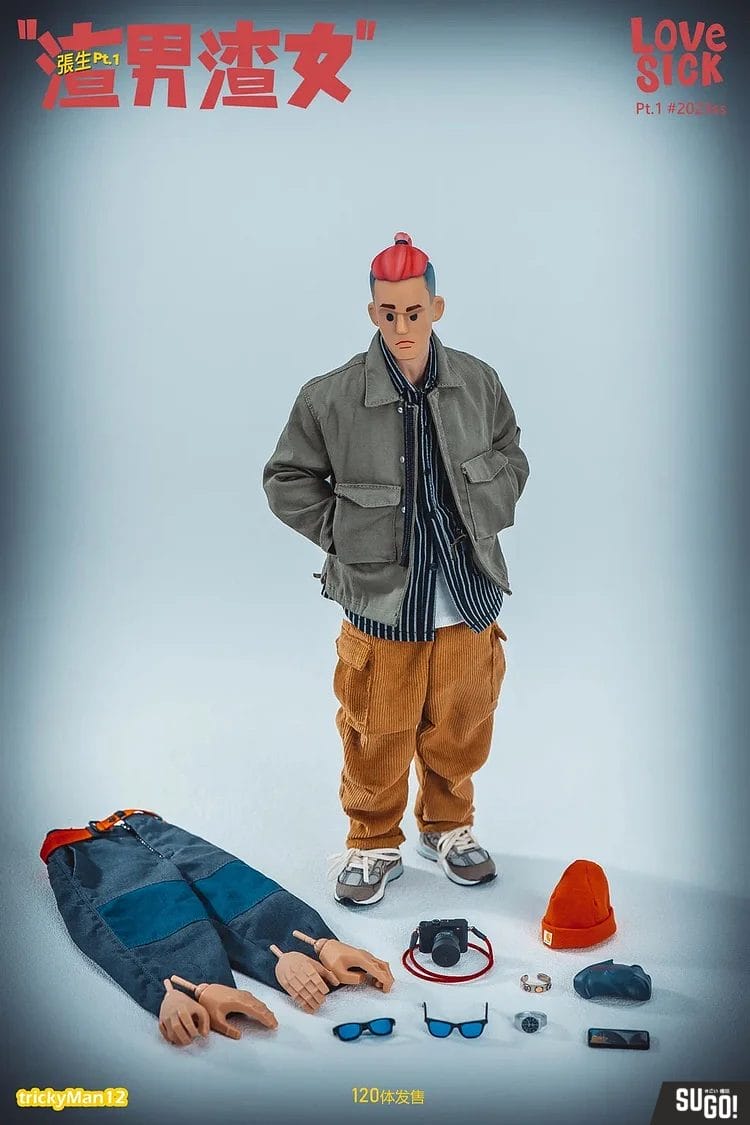 Trickyman12 Scumbag Man Scumbag Woman Zhang Sheng 2023Ss Action Action 1/6 Figure - Sugo Toys ...