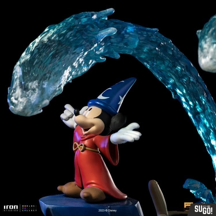 Iron Studios Fantasia Mickey Deluxe Art Scale Limited Edition 1/10 ...