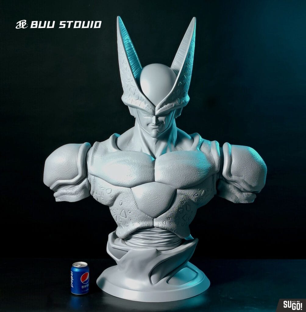 BUU Studio Dragon Ball Cell Bust 1/1 GK Statue - Sugo Toys | Australian ...