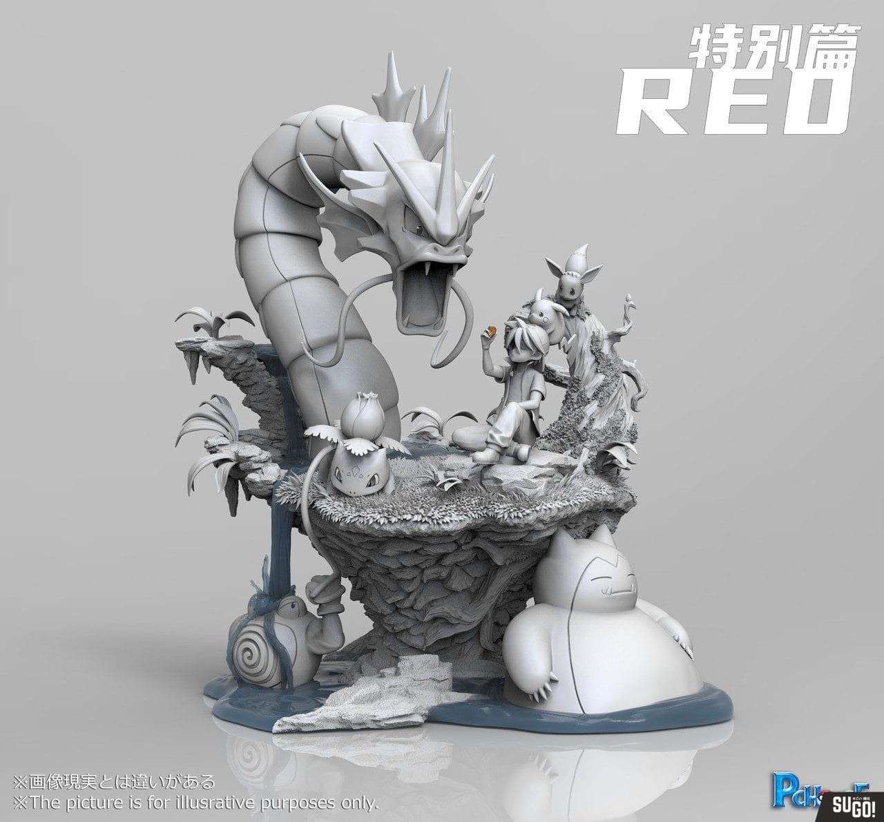 PcHouse Studio Pokemon 'Red' 14cm(H) GK Statue - Sugo Toys | Action ...