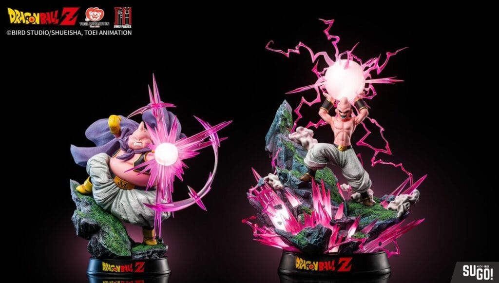 Jimei Palace Dragon Ball Z Majin Buu Good + Small Buu Licensed Statue ...