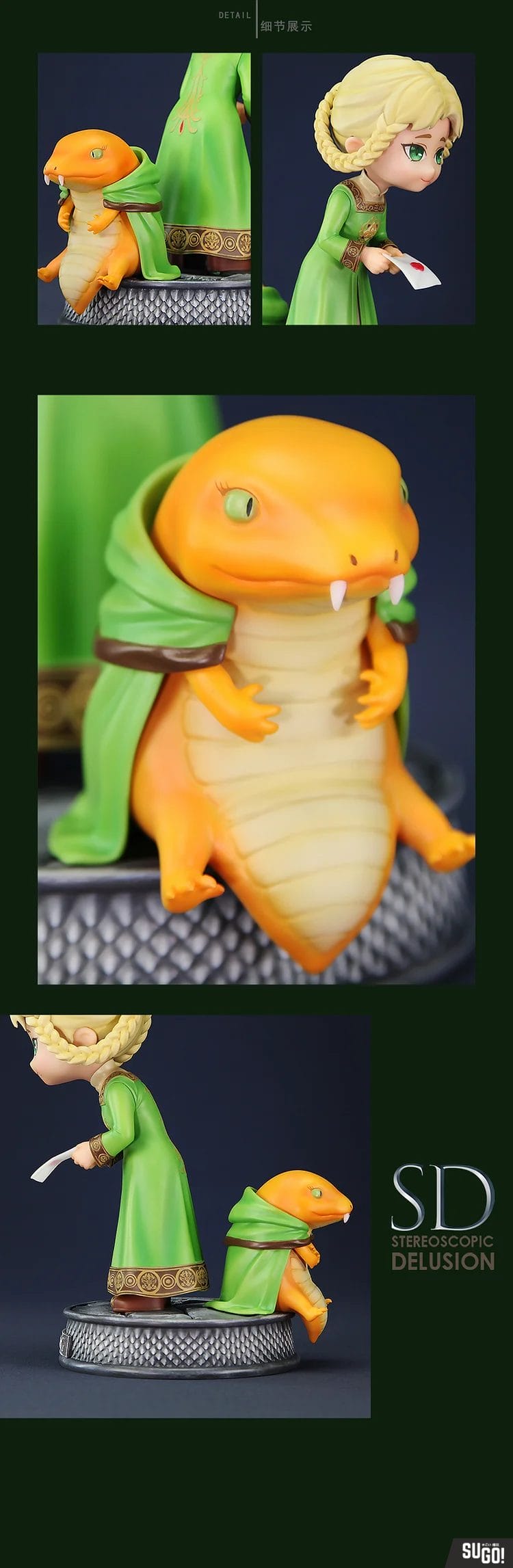 Stereoscopic Delusion Studio Rya & Snake 1/8 GK Statue - Sugo Toys ...