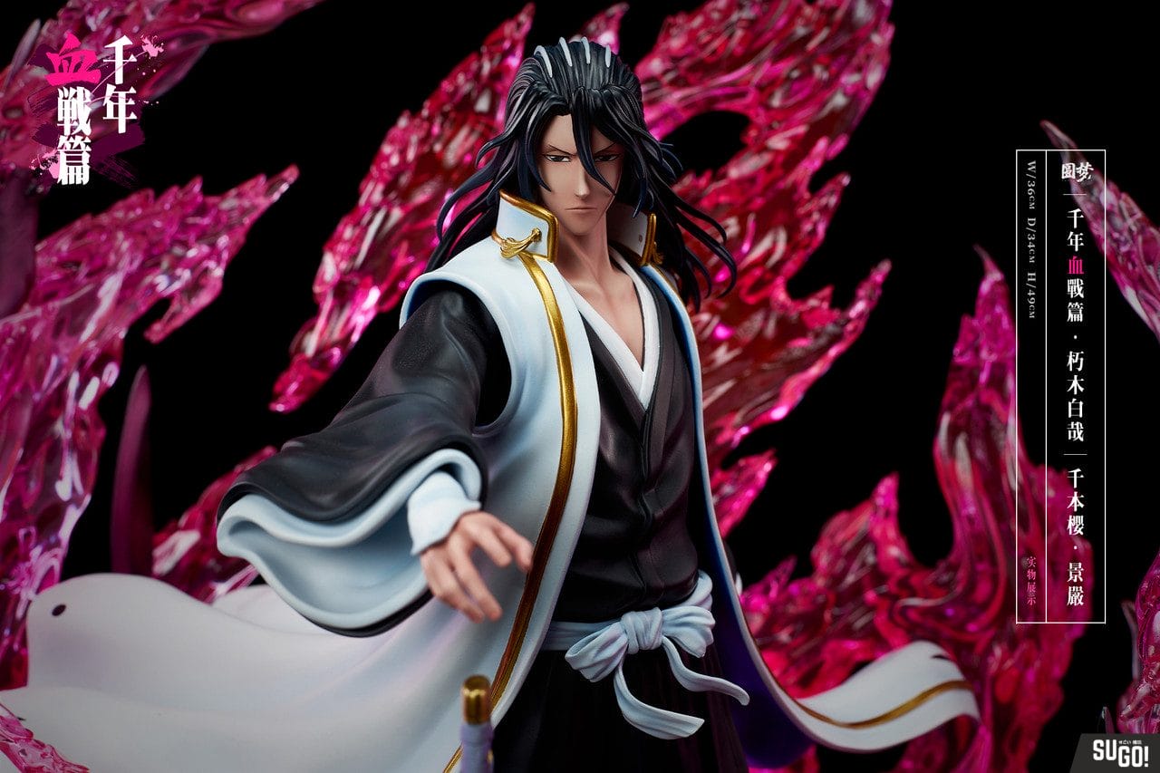 YuanMeng Studio Bleach Kuchiki Byakuya Trans Color Ver. 1/6 GK Statue ...