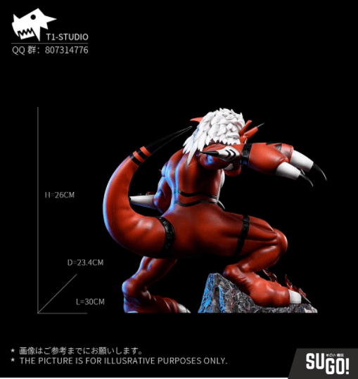 T1-Studio Digimon Growmon GK Statue - Sugo Toys | Action Figures & Collectibles