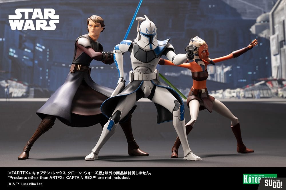 Kotobukiya Star Wars: The Clone Wars ArtFX+ Captain Rex PVC Figure ...