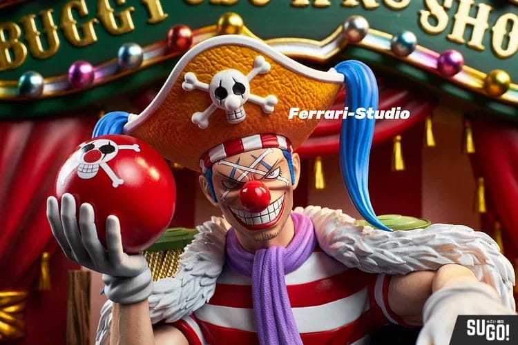 Ferrari Studio One Piece Buggy GK Statue - Sugo Toys | Action Figures ...