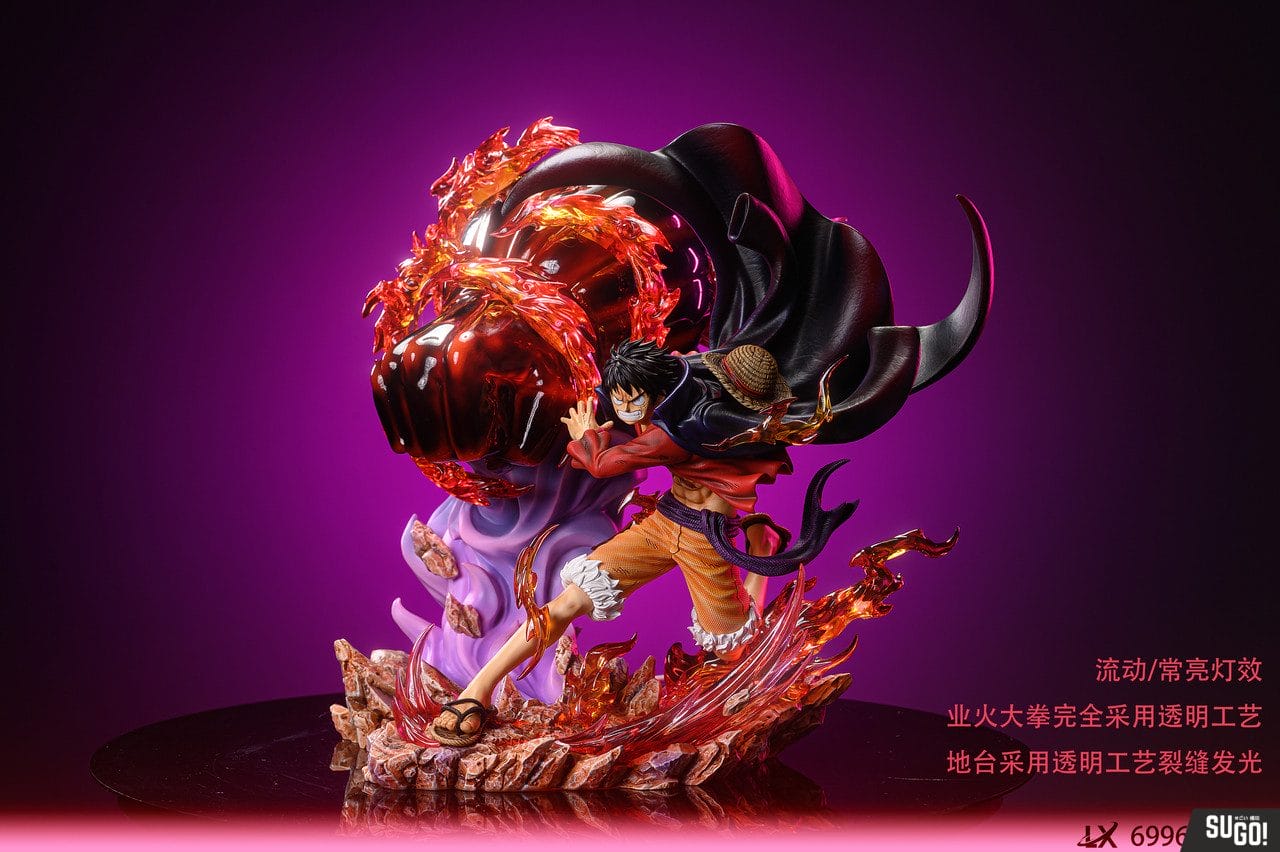 LX Studio One Piece Red Rock Luffy GK Statue - Sugo Toys | Action ...