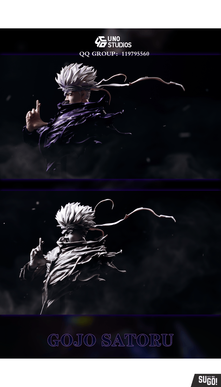 UNO Studio Jujutsu Kaisen Gojo 1/6 GK Statue - Sugo Toys | Action ...