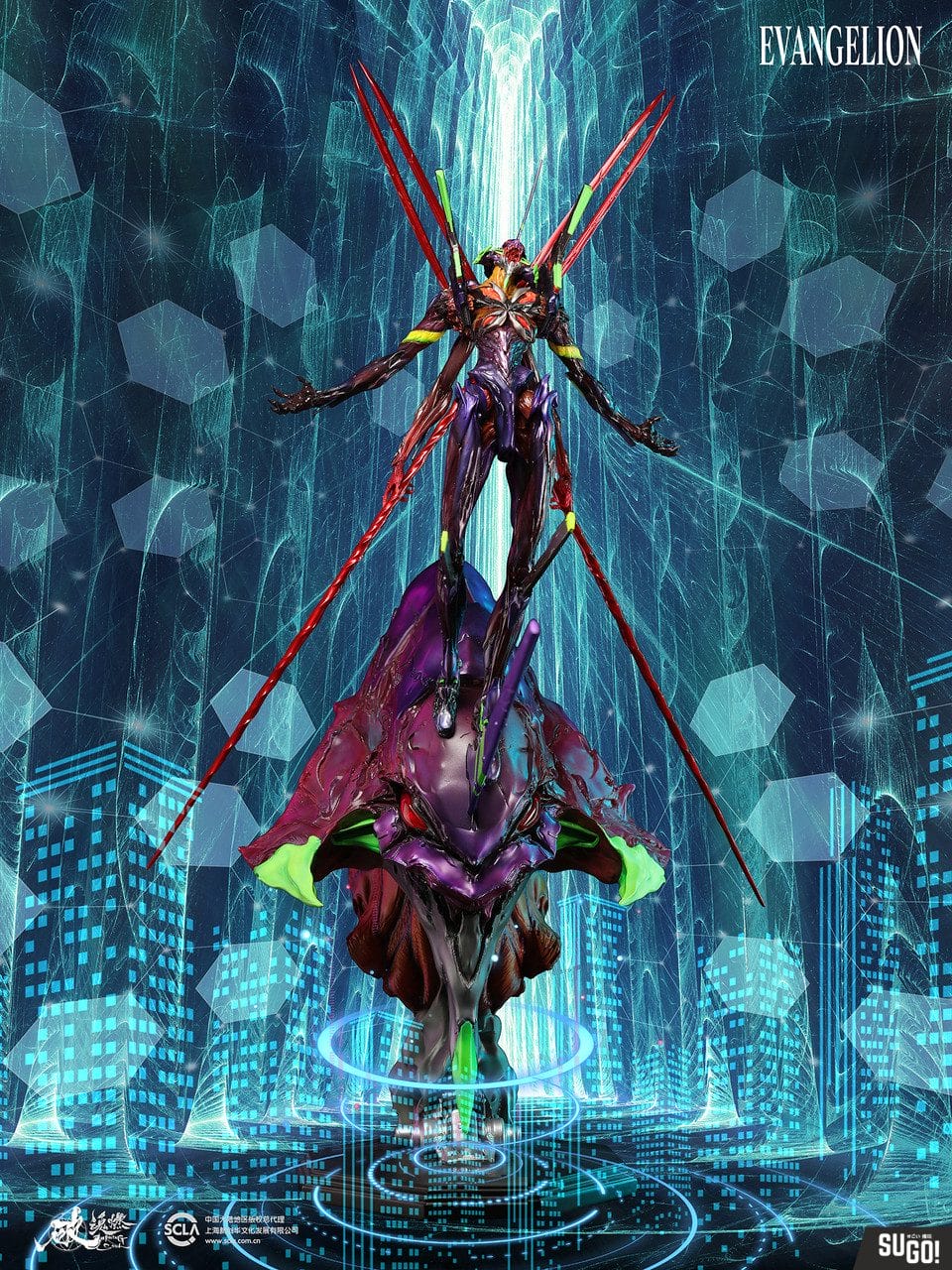 Manas Studio Evangelion Licensed EVA-01 82cm(H) Statue - Sugo Toys ...