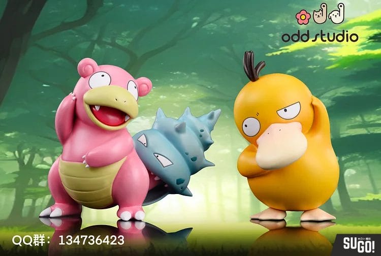 Odd Studio Pokemon Slowbro & Psyduck 6cm(H) GK Statue - Sugo Toys ...