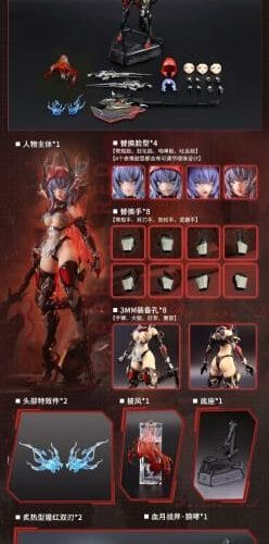 Animester Thunderbolt Squad Barbera Red Mecha Girl (Nuclear Gold ...