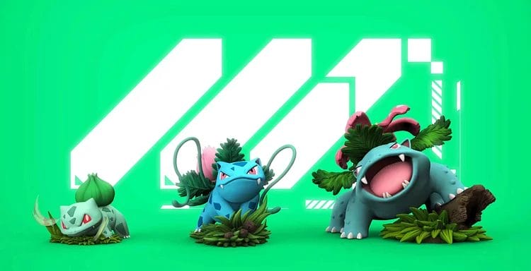 MZ Studio Pokemon Evolution Group of Venusaur 1/20 GK Statue - Sugo ...