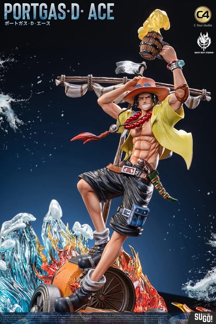 BBS Studio & C4 Studio One Piece Portgas·D·Ace POP GK Statue - Sugo ...
