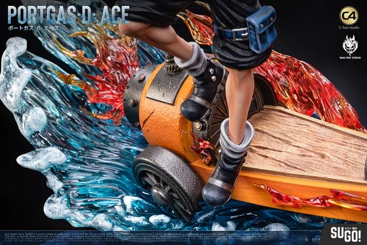 BBS Studio & C4 Studio One Piece Portgas·D·Ace POP GK Statue - Sugo ...