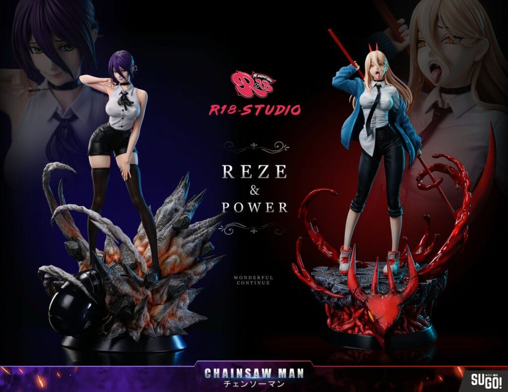 R18 Studio [18+] Chainsaw Man Reze 1/4 GK Statue - Sugo Toys | Action ...