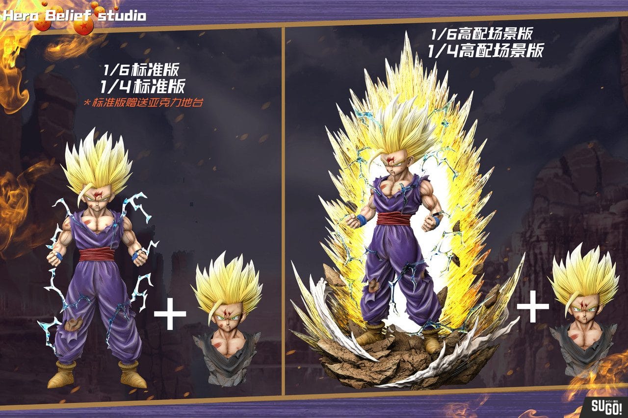 Hero Belief Studio Dragon Ball SS2 Gohan Regular Ver. 1/6 GK Statue ...