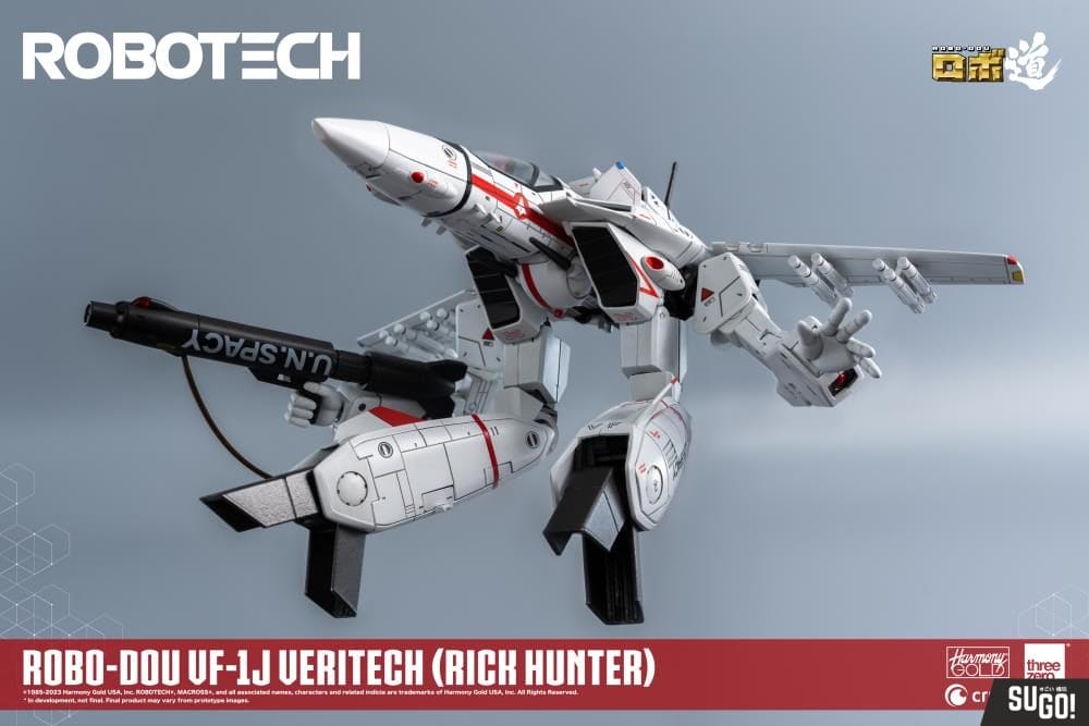 Threezero Robotech ROBO-DOU VF-1J Veritech (Rick Hunter) Action Figure ...