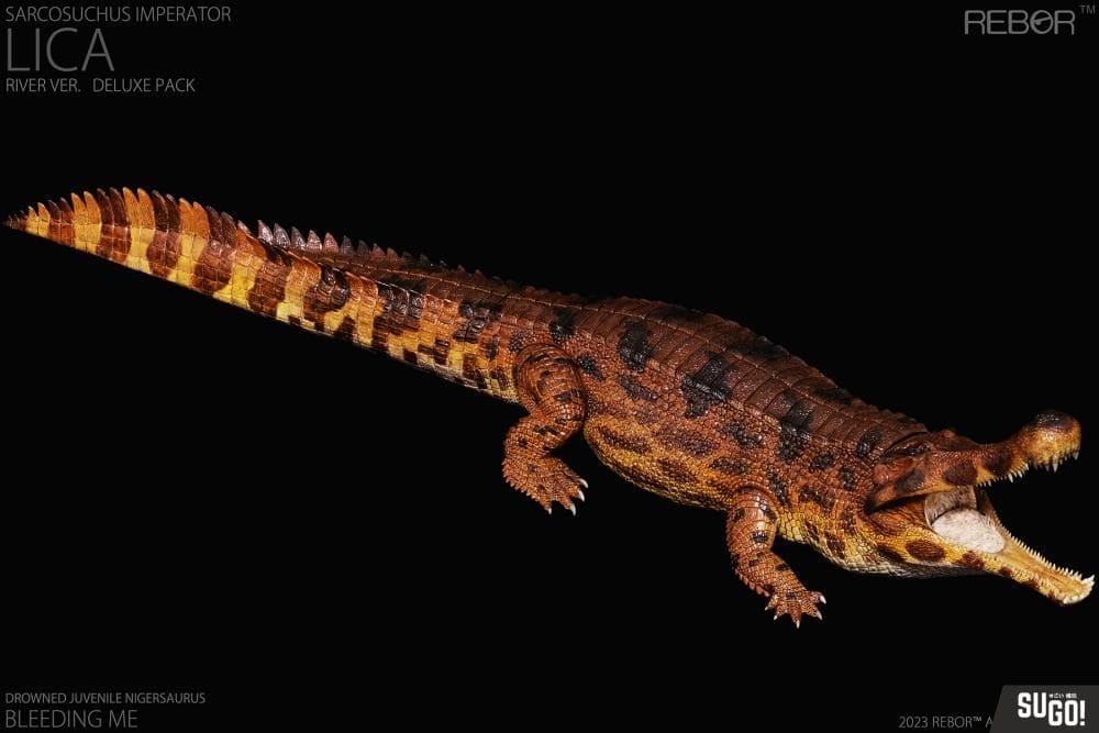 Rebor Sarcosuchus Imperator 'Lica' (River Ver.) Deluxe 1/35 Scale ...